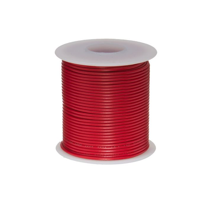 Philmore 100ft 20 AWG Tinned Copper Hook-Up Wire - Red | GigaParts.com