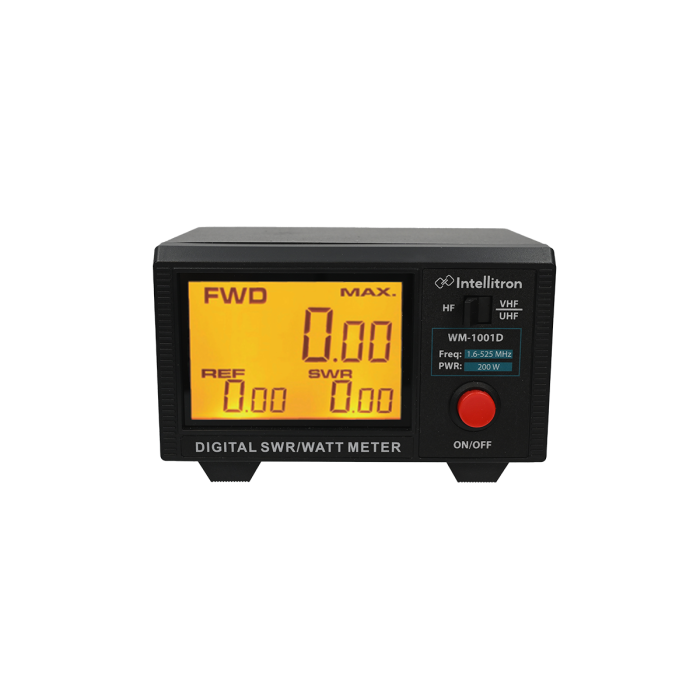 Intellitron WM-1001D Digital SWR and Watt Meter 1.6-60 MHz / 125-525 ...