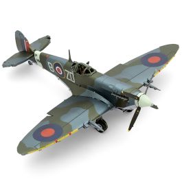 Metal Earth Super Marine Spitfire Model - Color Edition | GigaParts.com