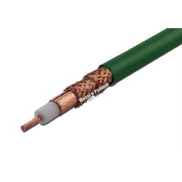 M&P StealthFlex 7, PL-259, 100ft Green Coax Cable with Reel and Case ...