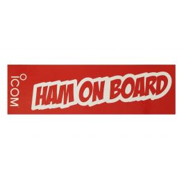 Icom Sticker - Ham On Board GigaParts.com
