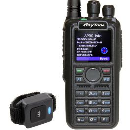 Anytone AT-D878UVII Plus Digital DMR Dual-band Handheld Commercial Radio with GPS, APRS RX/TX ...