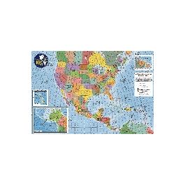 ARRL North America Wall Map | Essential for Ham Radio Operators ...