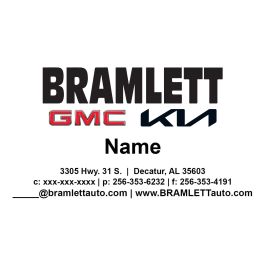Premium Bramlett Auto Business Cards | GigaParts | GigaParts.com