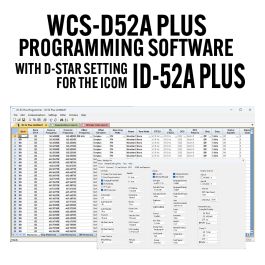 RT Systems Icom ID-52A Plus Programming Software - Easy Setup ...