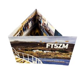 Tri-Fold QSL Cards GigaParts.com