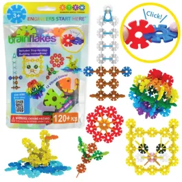 Brain Flakes Starter Set Multicolor (12 Colors) - 120 Pieces ...