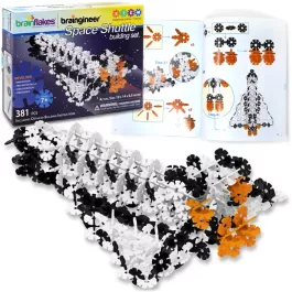 Brain Flakes Space Shuttle Building Set & Instruction Book, 381 pcs ...