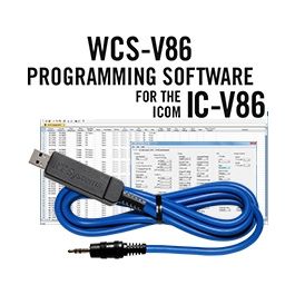 WCS-V86 Programming Software and USB-29A for the Icom IC-V86 GigaParts.com