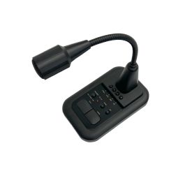 Intellitron DM-5297 Desktop Microphone for Icom & Kenwood | GigaParts.com