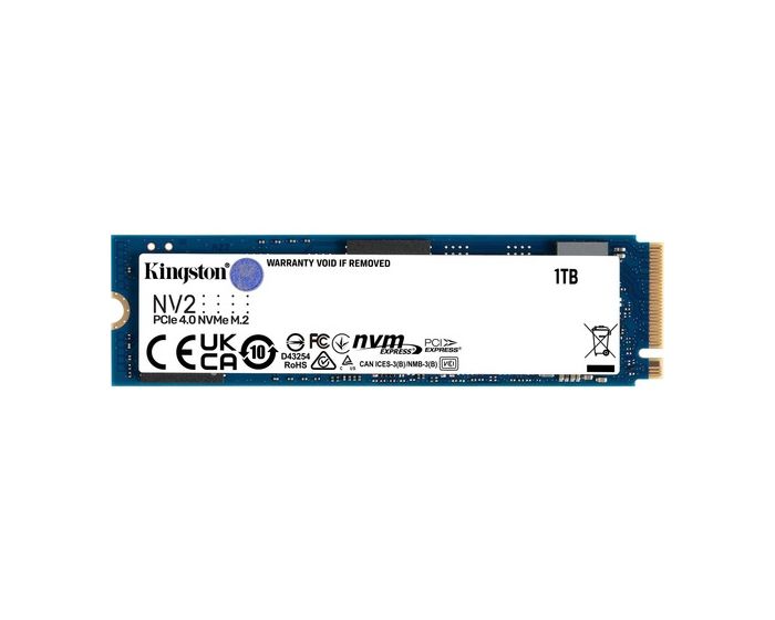 Kingston NV2 1TB NVMe Gen4x4 M.2 2280 SSD - SNV2S/1000G GigaParts.com