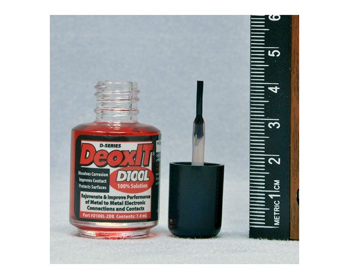 CAIG DeoxIT D100L Electric Cleaner Jar and Brush Applicator D100L-2DB ...