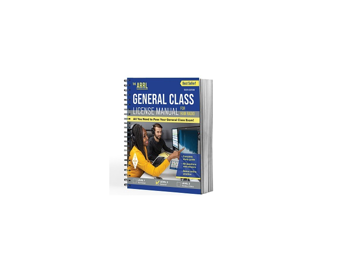 The ARRL General Class License Manual, 10th Edition (2023-2027) - 978-1-62595-171-7 GigaParts.com