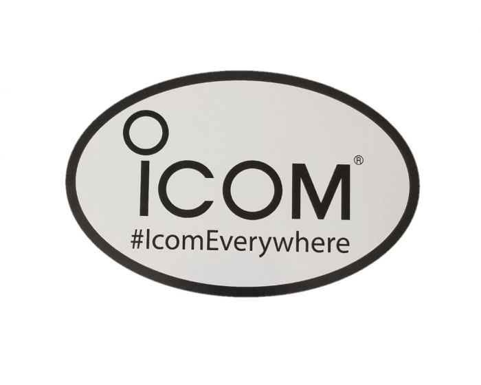 Icom Sticker - IcomEverywhere Oval GigaParts.com