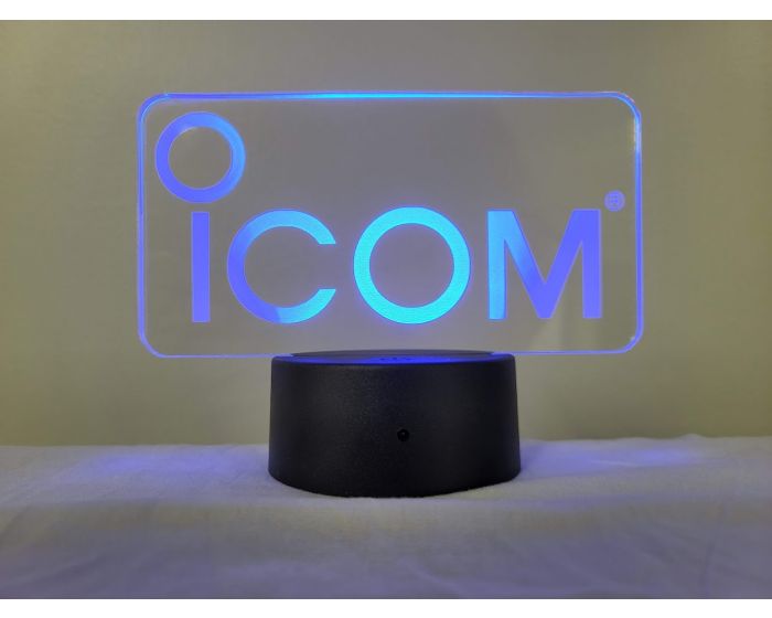 Laser Etched Icom Desk Lamp GigaParts.com