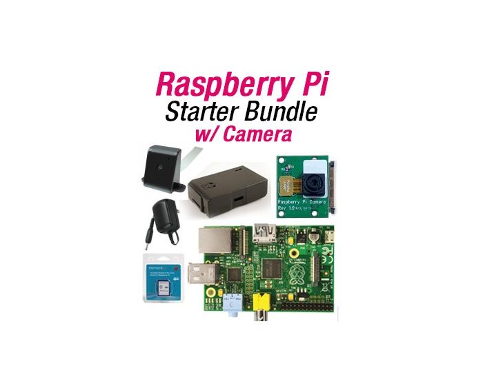 GigaParts Raspberry Pi Starter Bundle w/ Camera GigaParts.com