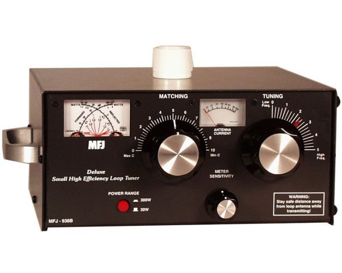 MFJ-936B Loop Tuner, 5.3 - 30MHz, 150W, w/Current/SWR/Watt GigaParts.com