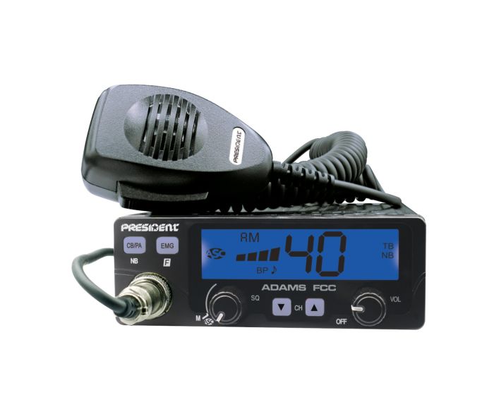 President Electronics Adams FCC CB Radio - TXUS002-1 GigaParts.com