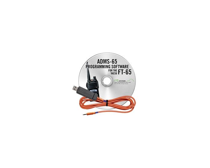 ADMS-65-USB Programming Software and USB-55 cable for FT-65 GigaParts.com