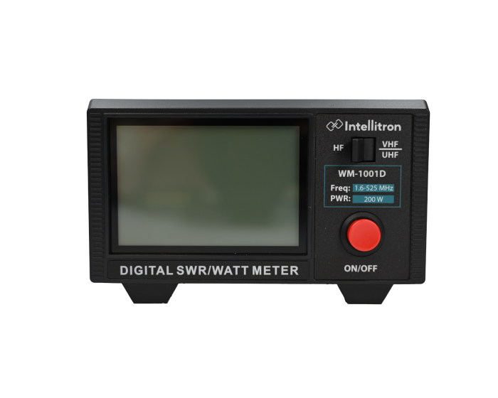 Intellitron WM-1001D Digital SWR and Watt Meter 1.6-60 MHz / 125-525 ...