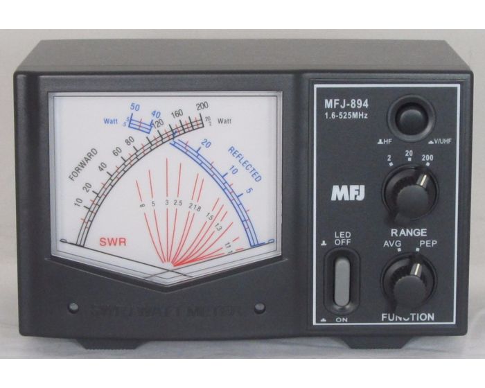 MFJ Giant X SWR/Wattmeter 1.6-525MHz - MFJ-894 GigaParts.com