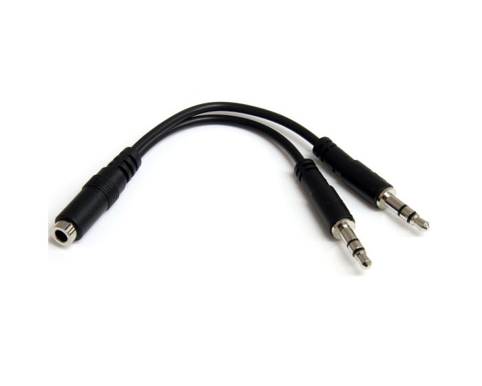 Startech 3.5mm 4-Position to 2x 3-Position 3.5mm Splitter GigaParts.com