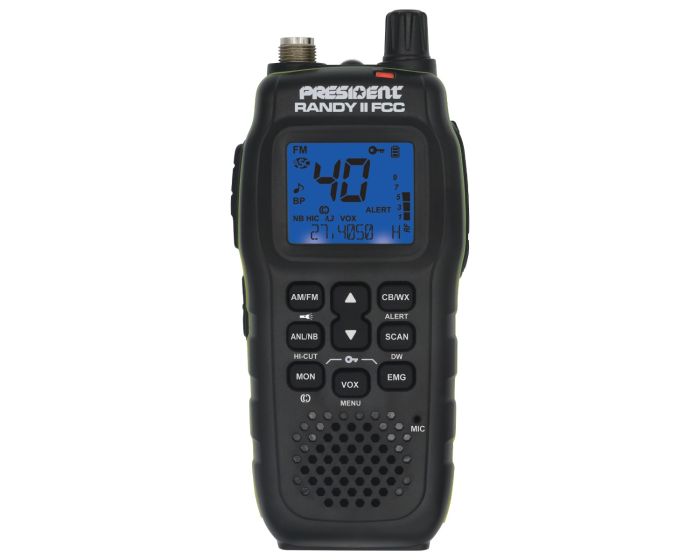 President Electronics Randy II FCC AM/FM CB Radio - TXUS622-1 GigaParts.com