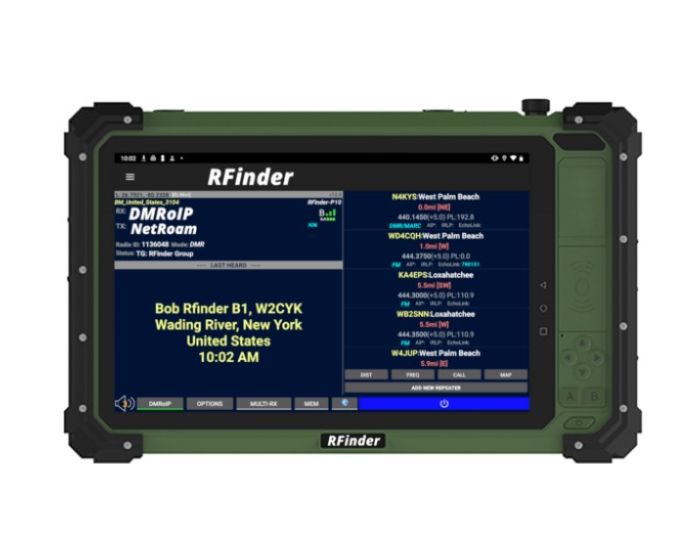 RFinder P10 10in DMR Tablet GigaParts.com