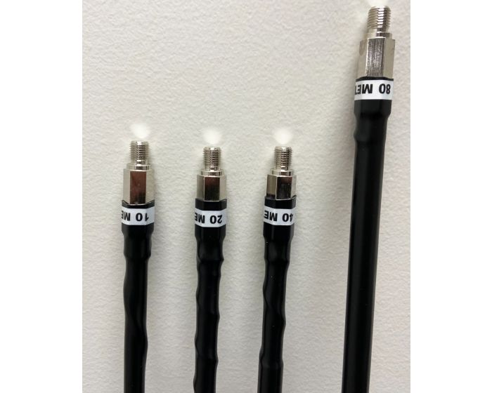 Shark Antennas 4-Pack Mini 10-80M Hamsticks GigaParts.com