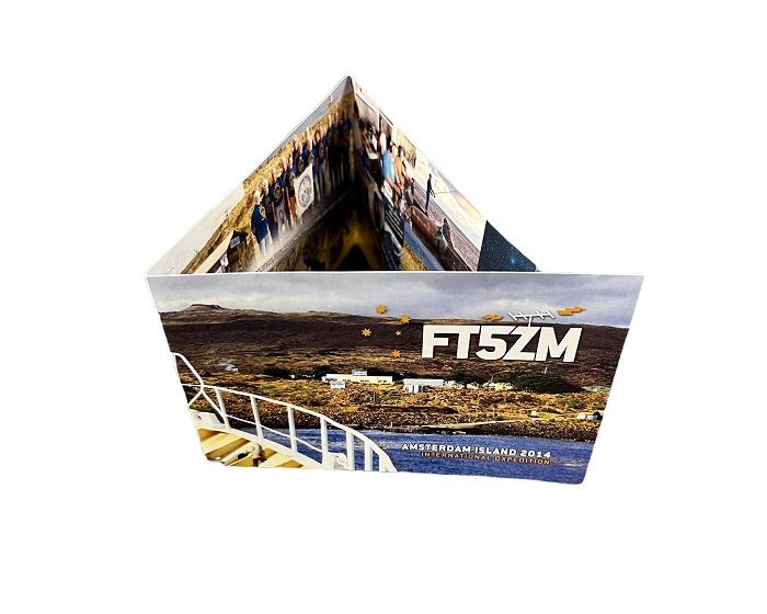 Tri-Fold QSL Cards GigaParts.com