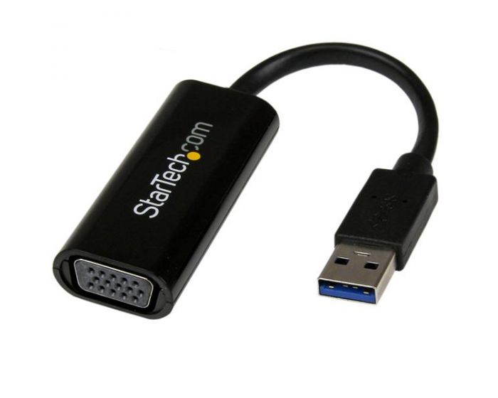 Startech USB32VGAES Slim USB 3.0 to VGA External Video Adapter ...
