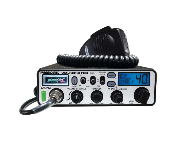 President Electronics Walker III FCC AM/FM CB Radio - TXUS200-1 ...