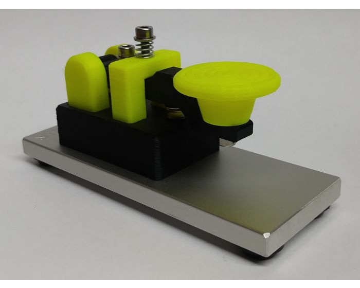 CW Morse Yellow MicroKey Bullseye Key 29-331-A GigaParts.com