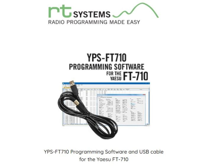 RT Systems YPS-FT710-USB software and RT-42 cable GigaParts.com