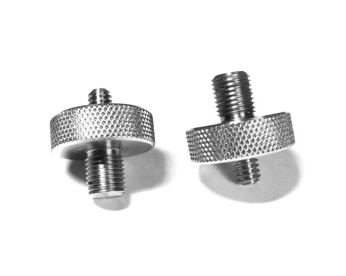3/8-24 to 1/4-20 Stainless Steel Adapter GigaParts.com